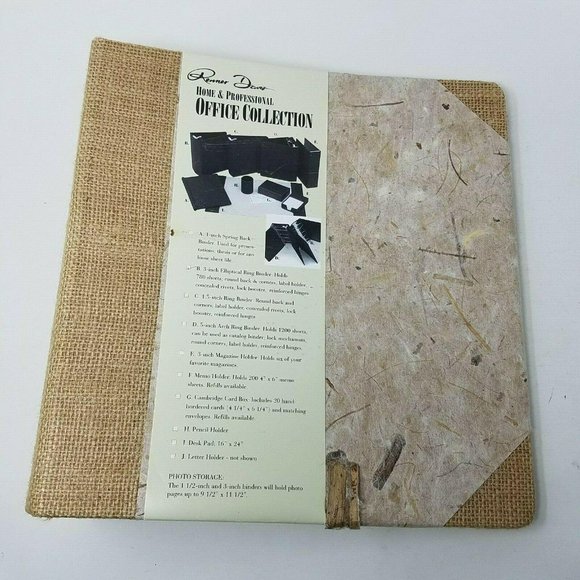 Renner | Office | Renner Davis 3 Elliptical 3 Ring Binder Banana Rattan ...